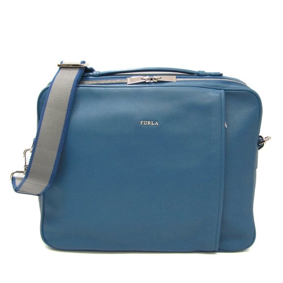 Furla | Bags | Furla Argo Mens Leather Backpackbriefcaseshoulder Bag ...